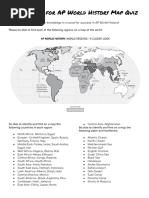 AP World History: Global Regions Guide | PDF