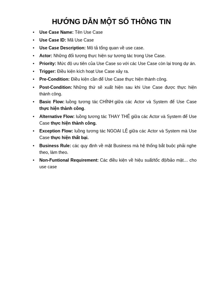 Use Case Specification | PDF
