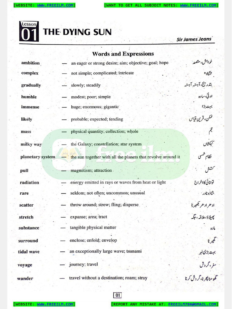 12th English Ch1 Notes | PDF