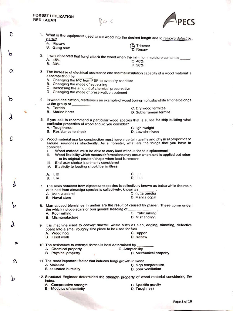 Apecs Fue Red-Lauan | PDF