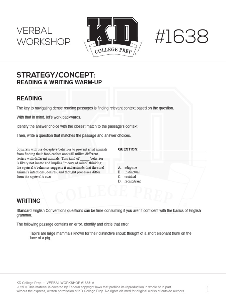 College Prep English Strategies | PDF | Grammatical Tense | Envy