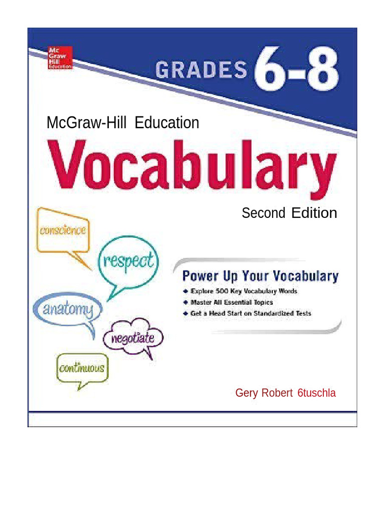 McGraw-Hill Vocabulary Grades 6-8 | PDF