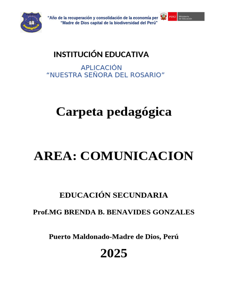 Carp. Pedag. 2025 | PDF | Aprendizaje | Enseñando