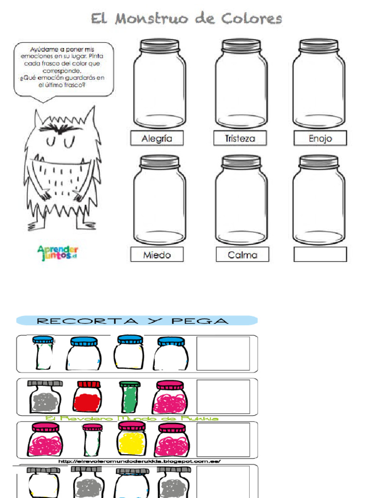 Actividades Iniciales Monstruo | PDF