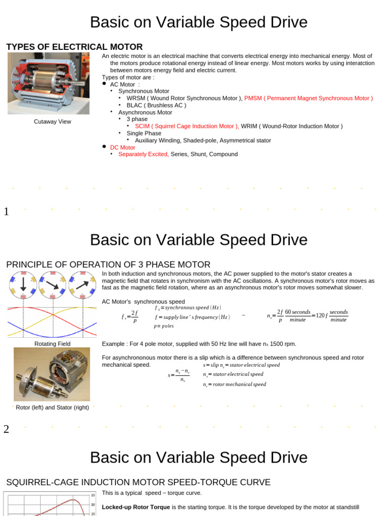 Understanding Variable Speed Drives | PDF | Electric Motor | Power Inverter