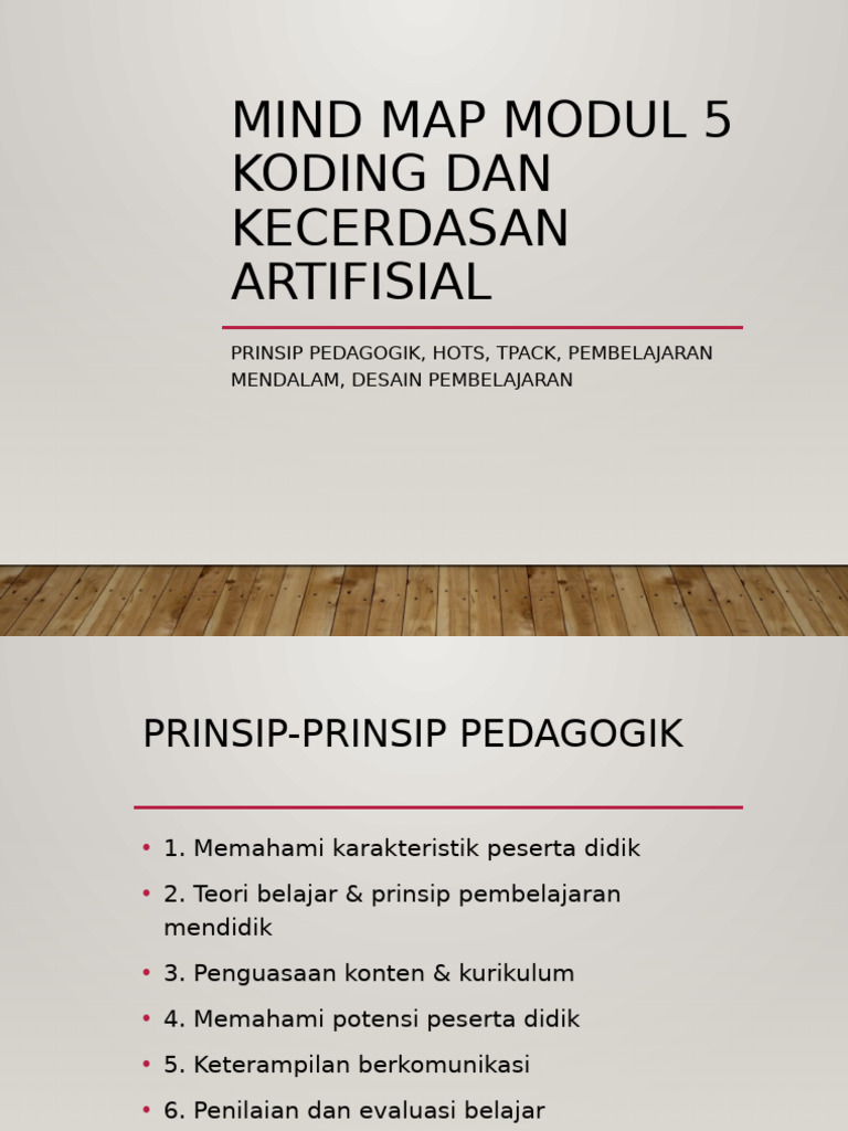 Mind Map Modul 5 Koding Dan KA | PDF
