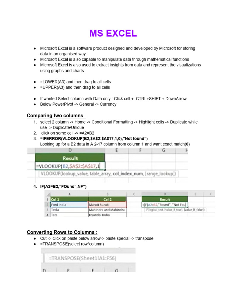 Excel | PDF