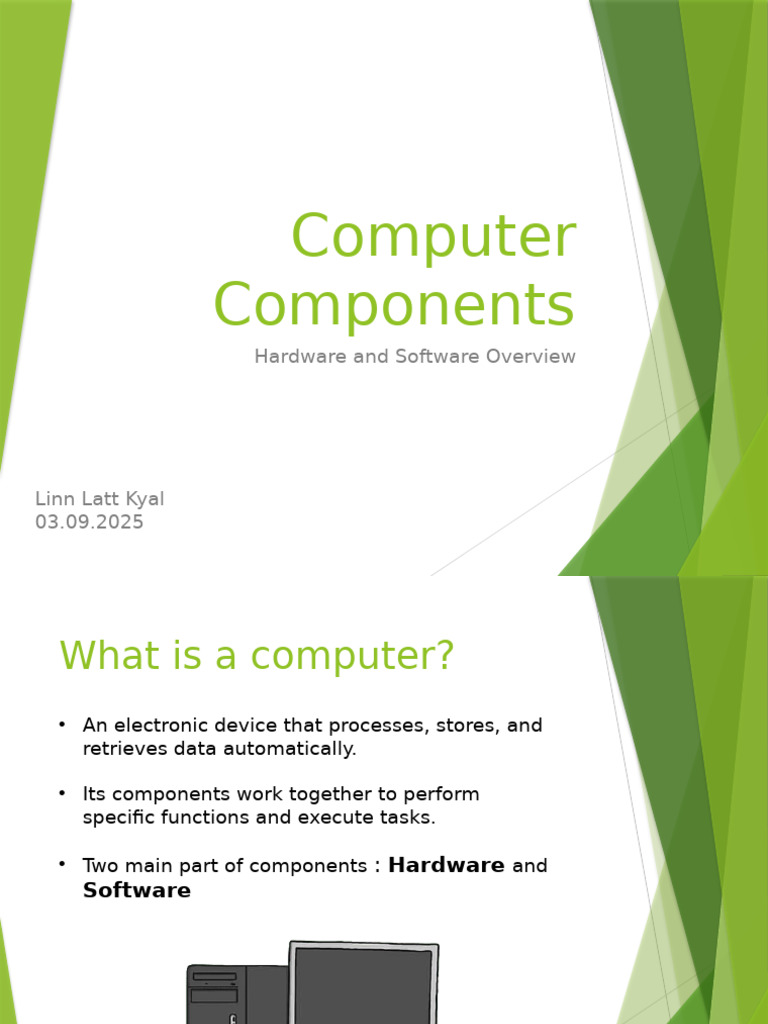 Computer Components With Images | PDF | Computer Hardware | Operating ...