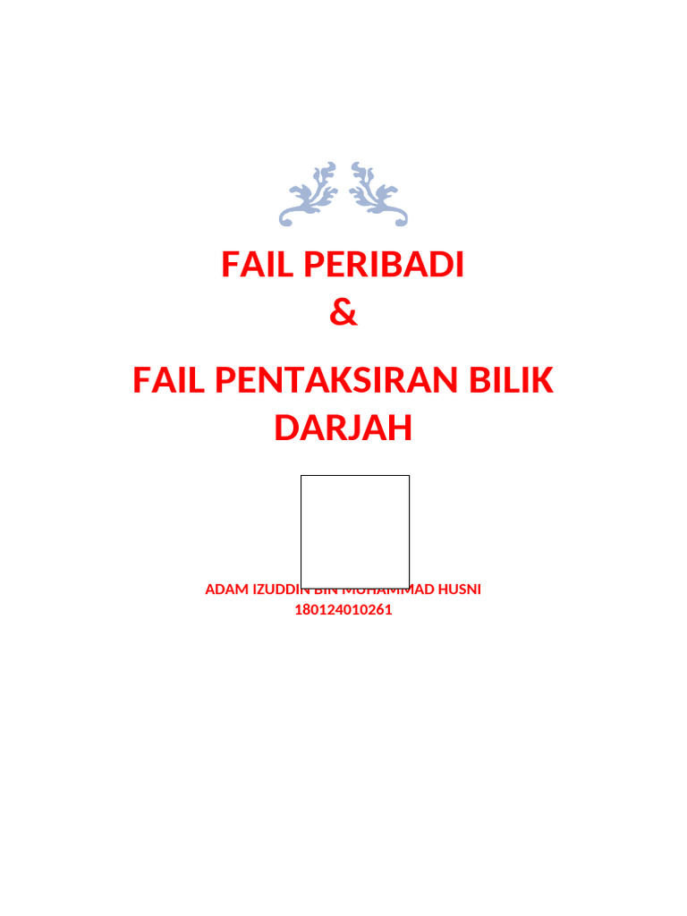 Cover Fail Peribadi 1k | PDF