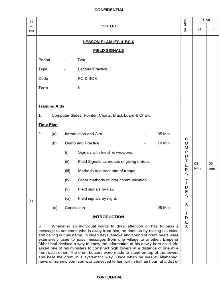 Field Signals | PDF | Communication