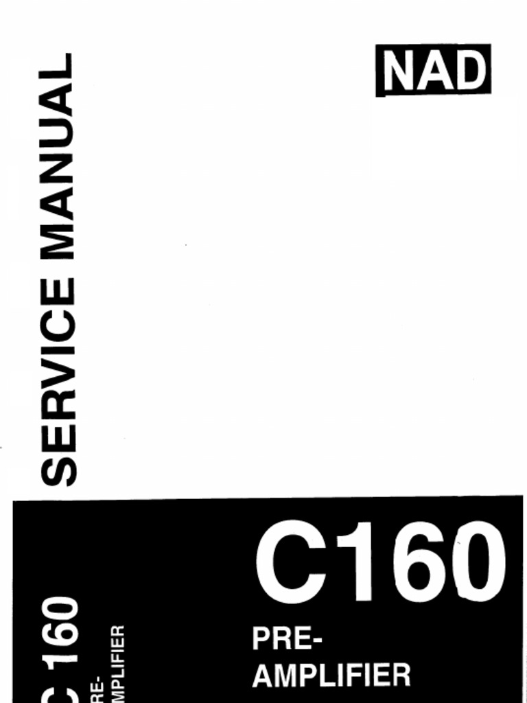 Nad c160 Pre-Amplifier | PDF