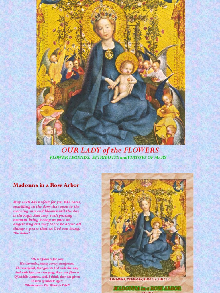 Our Lady of The Flowers | PDF | Mary, Mother Of Jesus | Plants