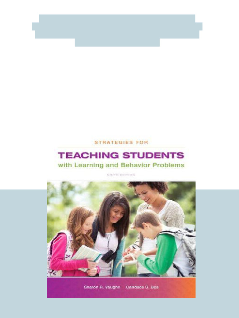 Strategies For Teaching Students With Learning and Behavior Problems Enhanced Pearson Etext With ...