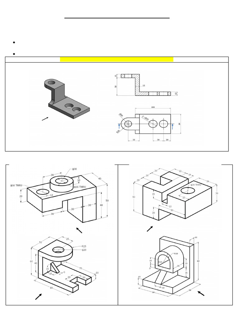 Tutorial 5-Sectional Views | PDF