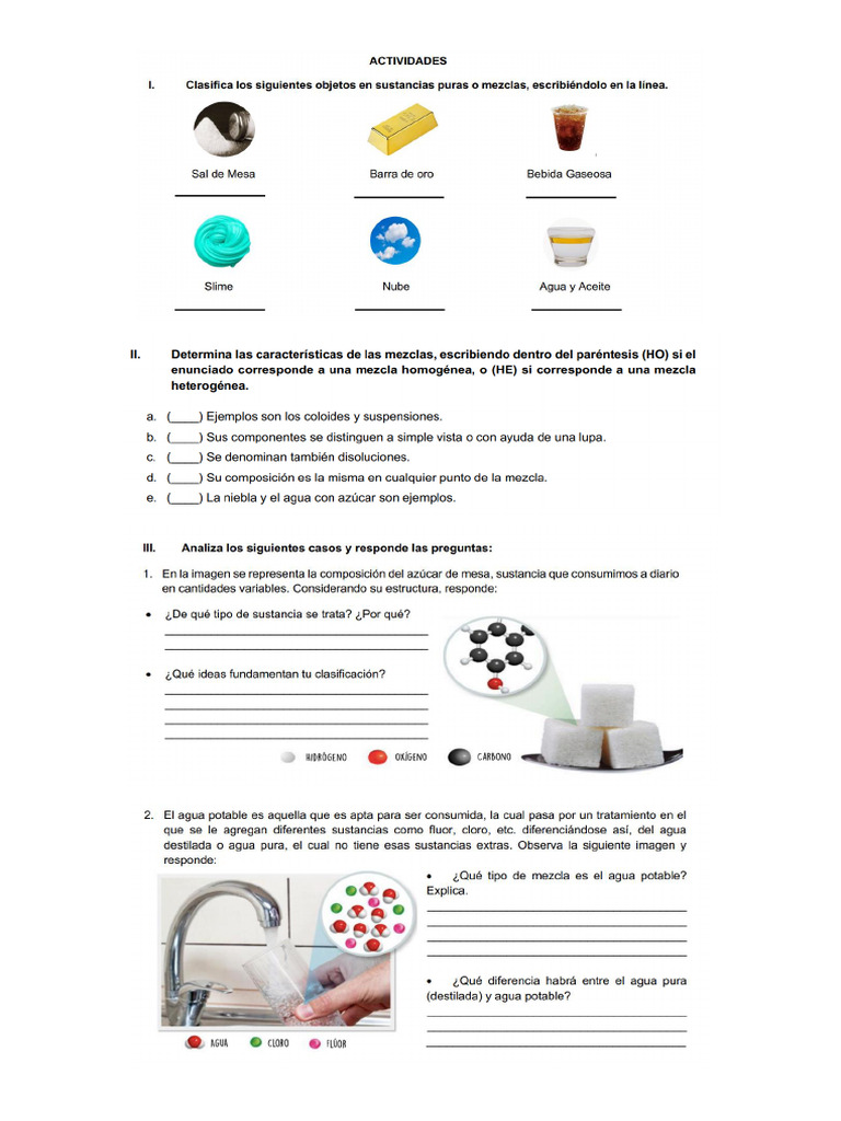 Actividad Quimica 1 Unidad 1 1bgu Pdf