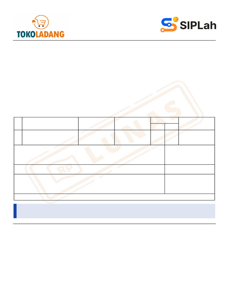 Invoice Kwitansi Printer | PDF
