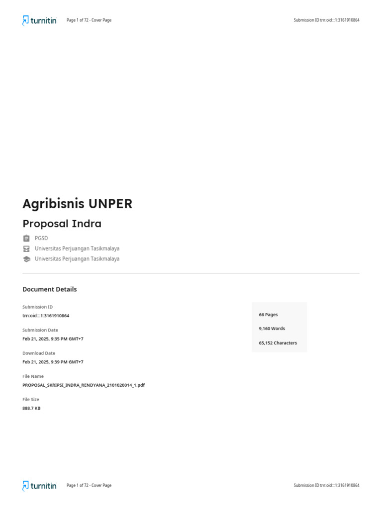 Proposal Skripsi Indra Rendyana 2101020014 1 | PDF