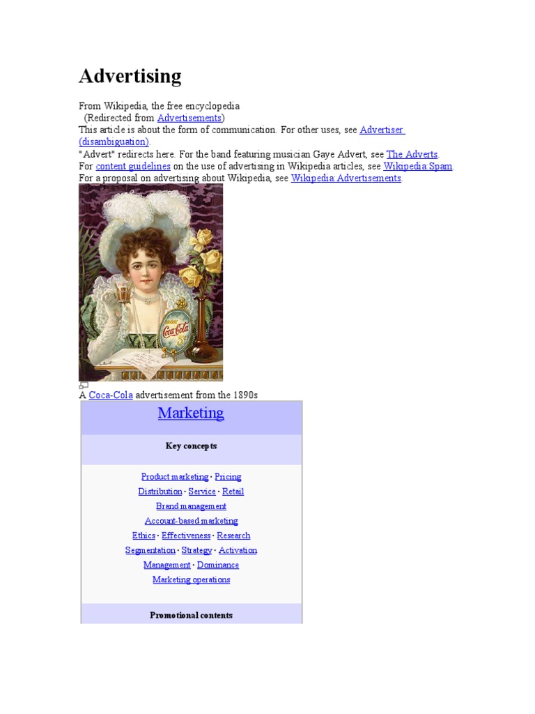 Advertising | PDF | Television Advertisement | Advertising