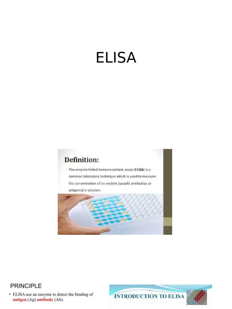 ELISA | PDF