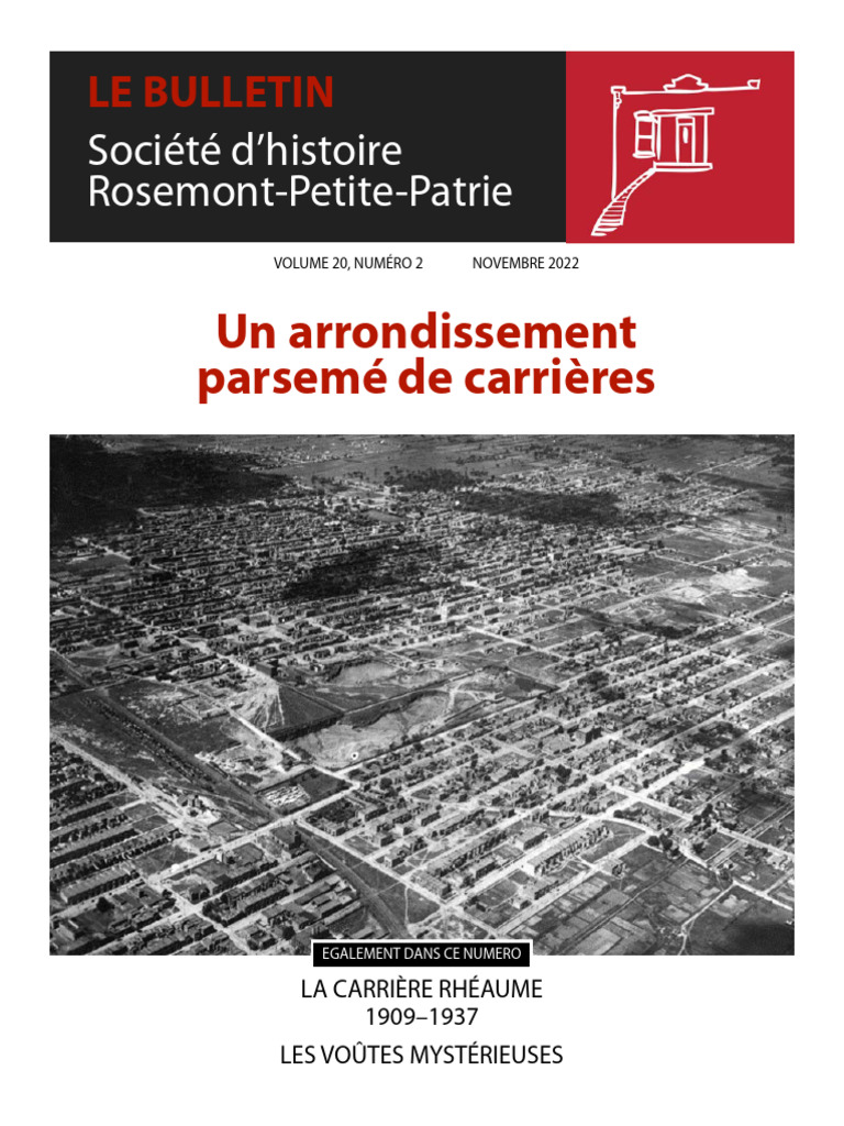 Histoire des carrières Rhéaume 1909-1937 | PDF | Montréal