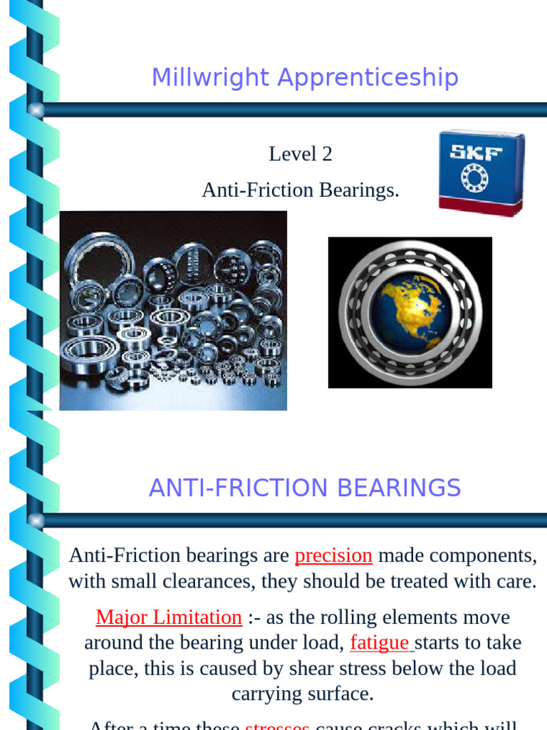 Anti-Friction Bearings Overview | PDF | Bearing (Mechanical ...