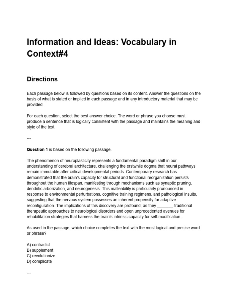 Vocabulary in Context: Critical Analysis | PDF | Epigenetics
