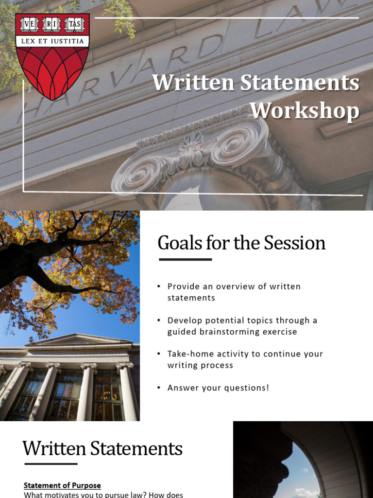 Writing Effective Law School Statements | PDF | Human Communication