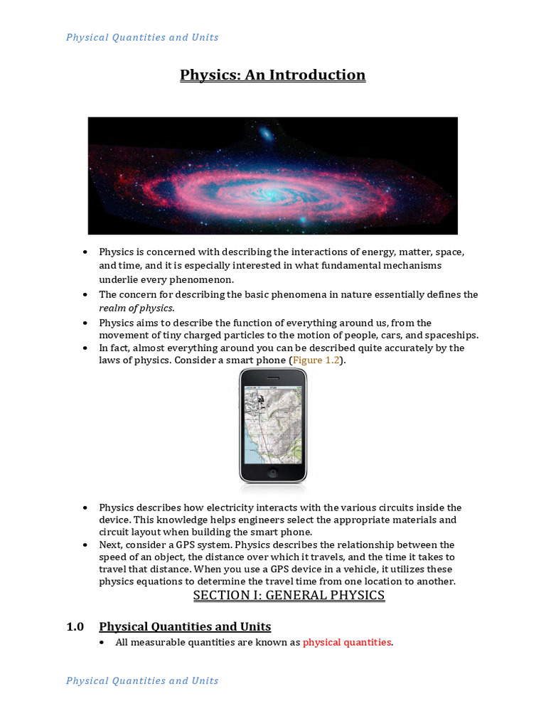 Physical Quantities and Units | PDF | Euclidean Vector | Physics