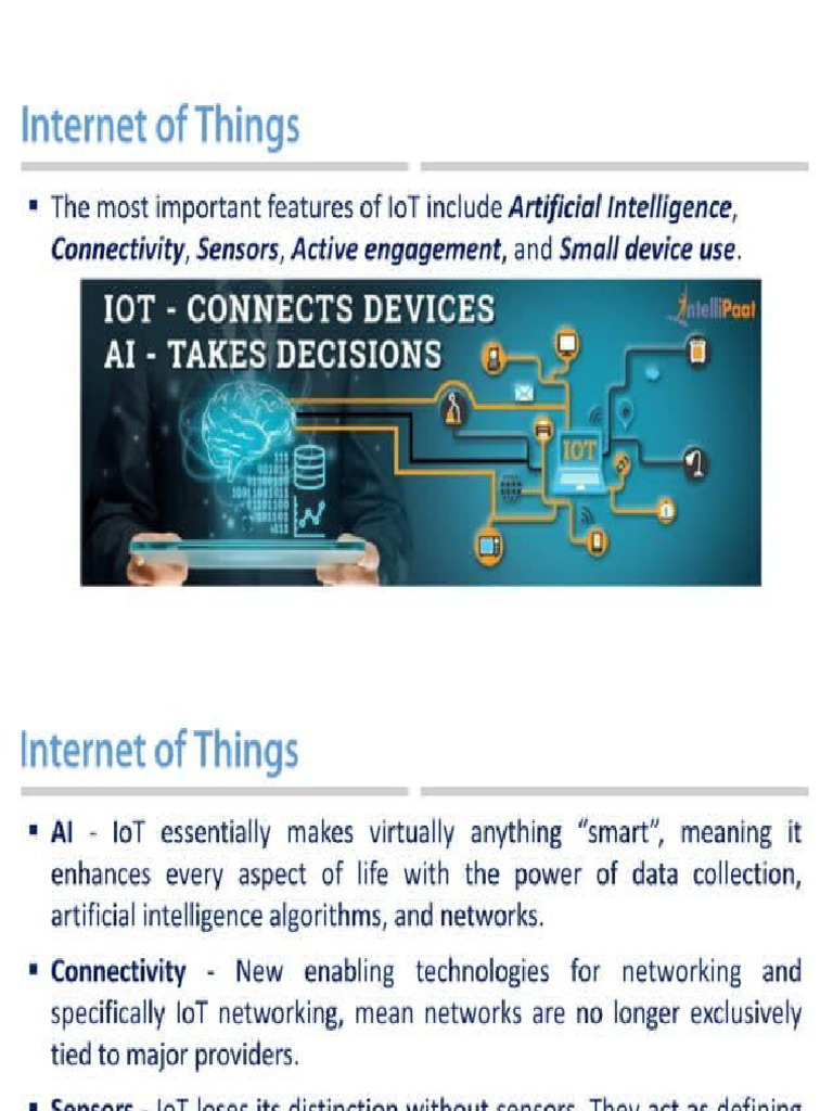 Applications of Iot | PDF