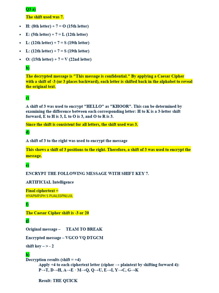 Question 3 and 4 Answer Data Representation | PDF