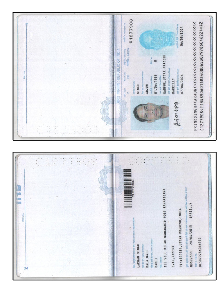 Arjun Passport | PDF