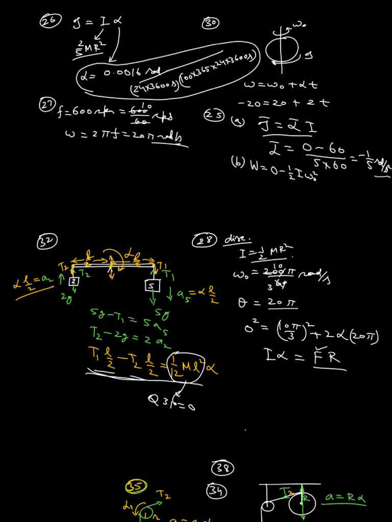 Rotational Dynamics - L-05 (Class Notes) - Equilibrium of Rigid Body | PDF