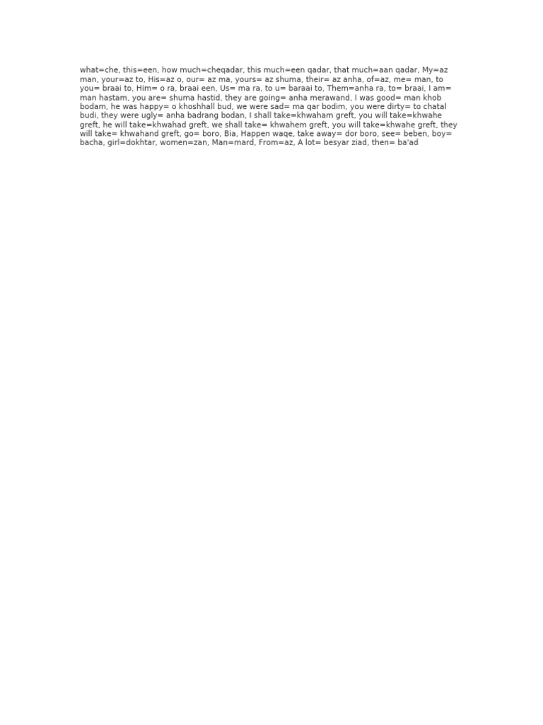 Dari | PDF