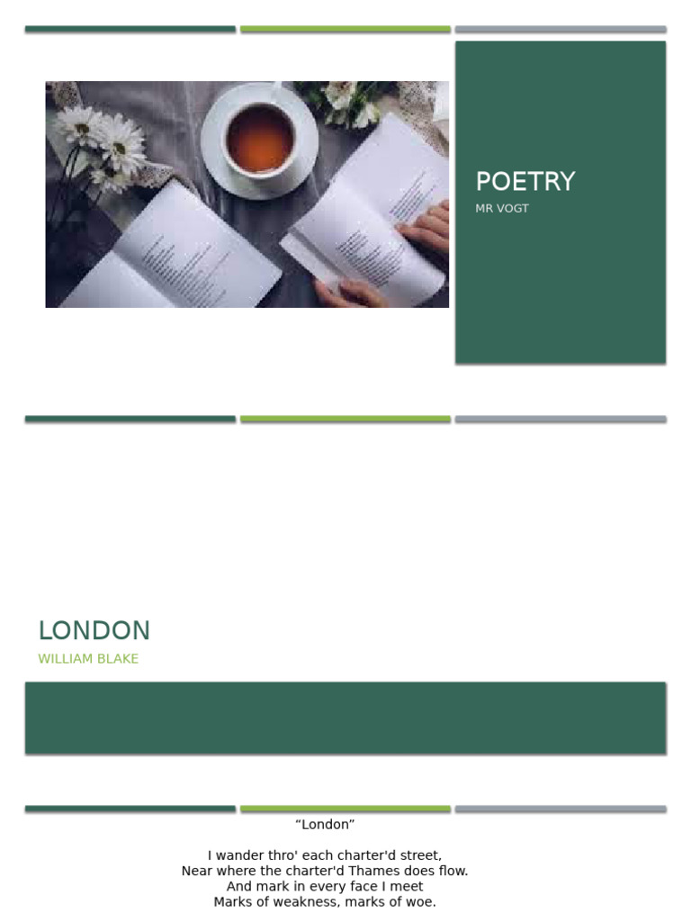 London’s Urban Despair and Corruption | PDF | William Blake | Poetry