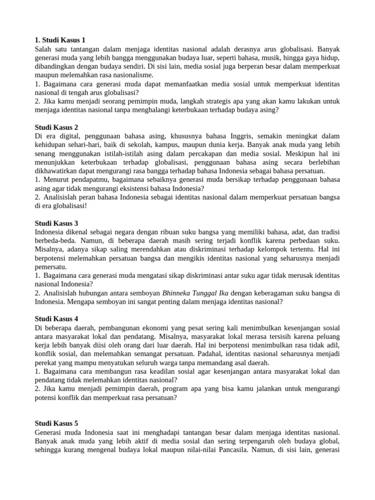 Studi Kasus | PDF