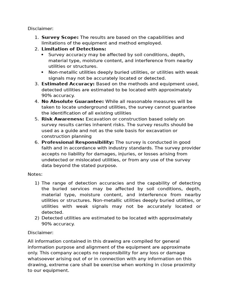 Disclaimer | PDF