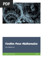 AS Level 9709 Pure Maths Formula Sheet | PDF