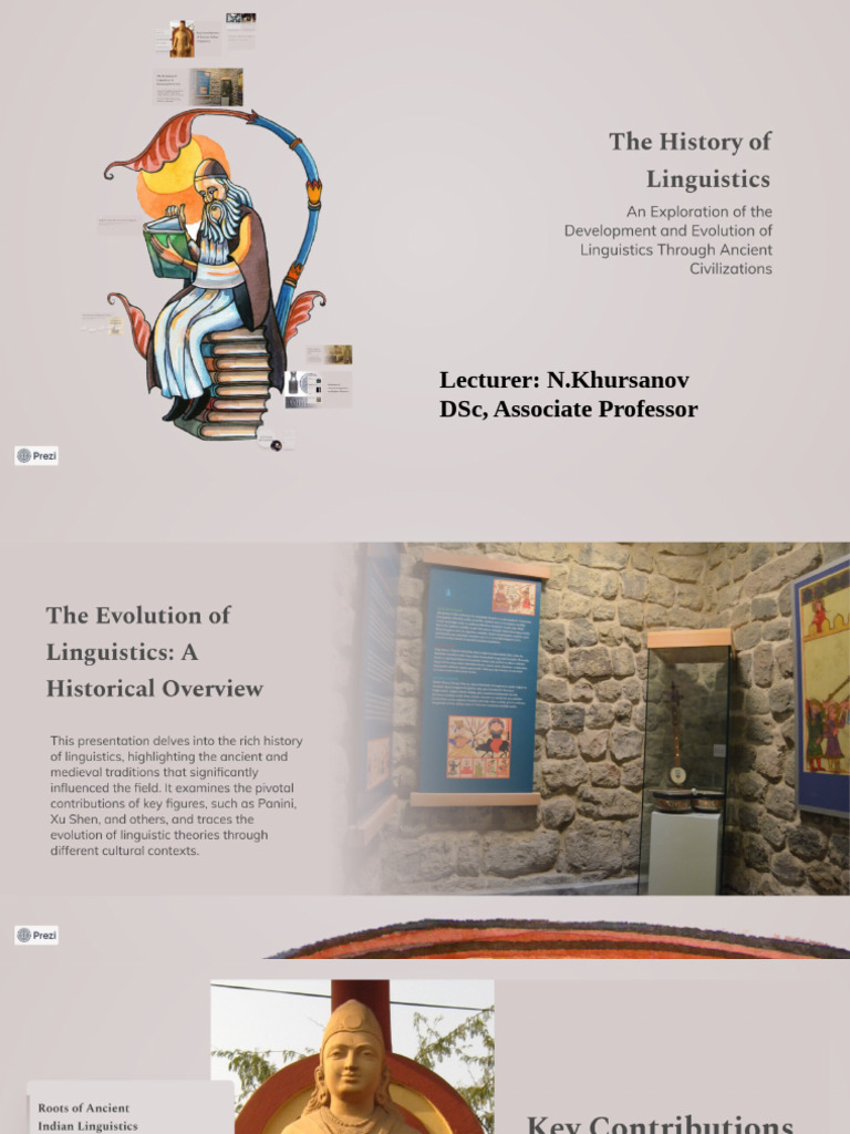 Lecture 2. The History of Linguistics | PDF