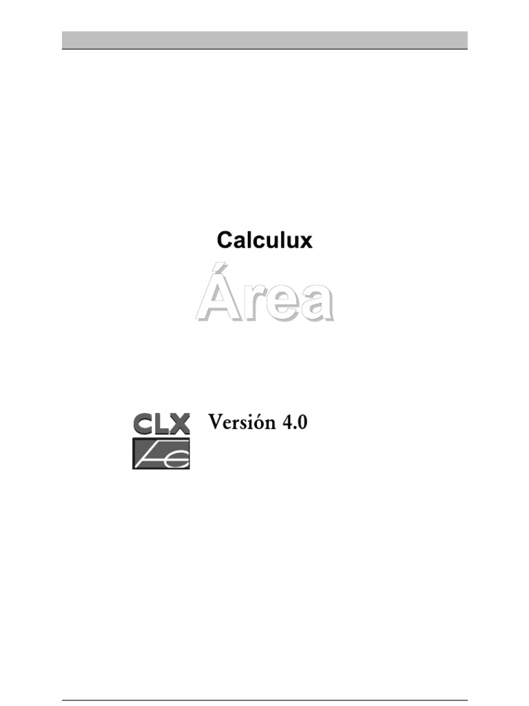 Calculux Area | PDF | Microsoft Windows | Archivo de computadora