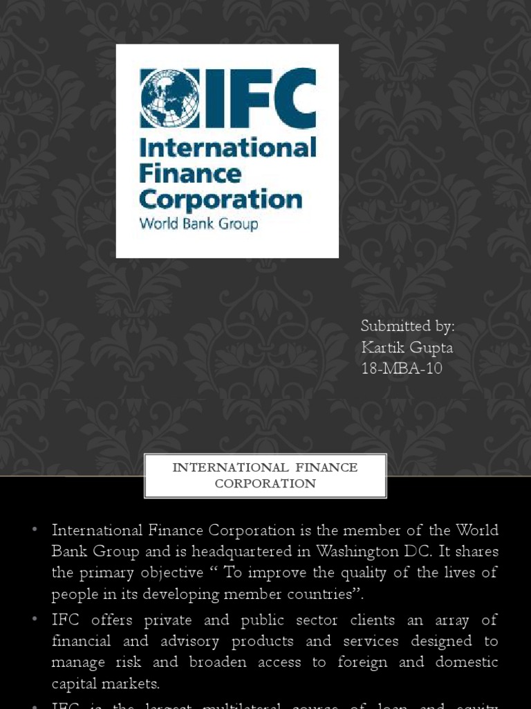 IFC | PDF | International Finance Corporation | World Bank