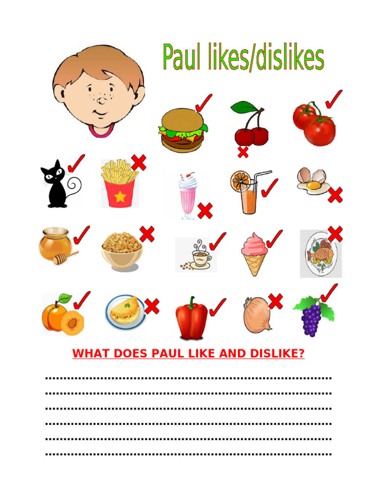 Paul Likes and Dislikes Icebreakers 126804 | PDF