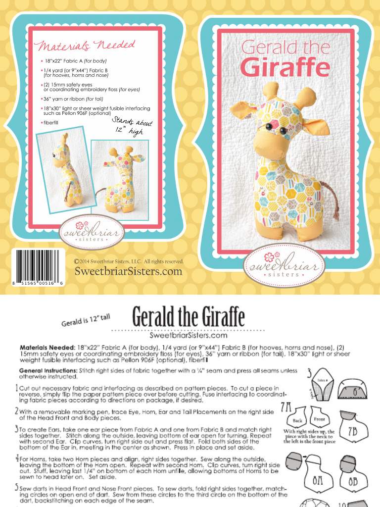 Gerald The Giraffe Web | PDF