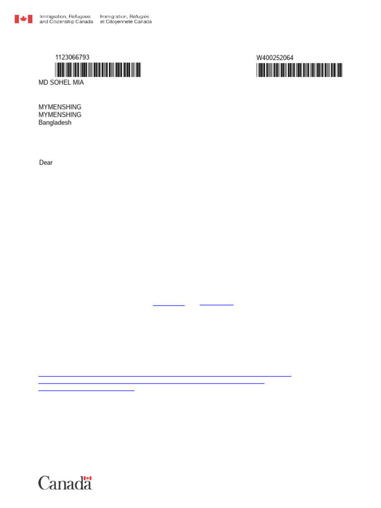 UCI:1123066793MD SOHEL MIA - Biometric Instruction Letter | PDF ...
