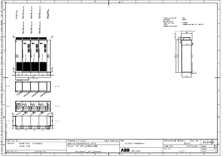 Dimensional Drawings Incomer07 B07 Extend | PDF