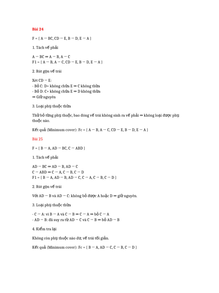 Minimum Cover | PDF