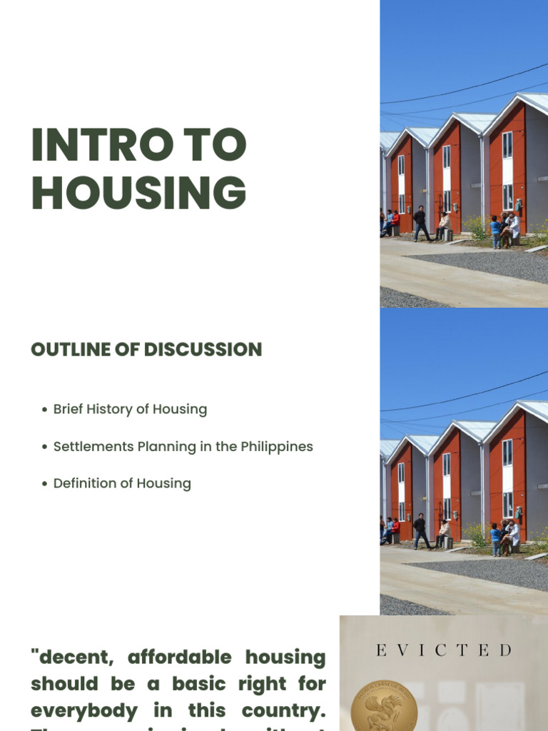 Introduction To Housing | PDF | City | Nomad