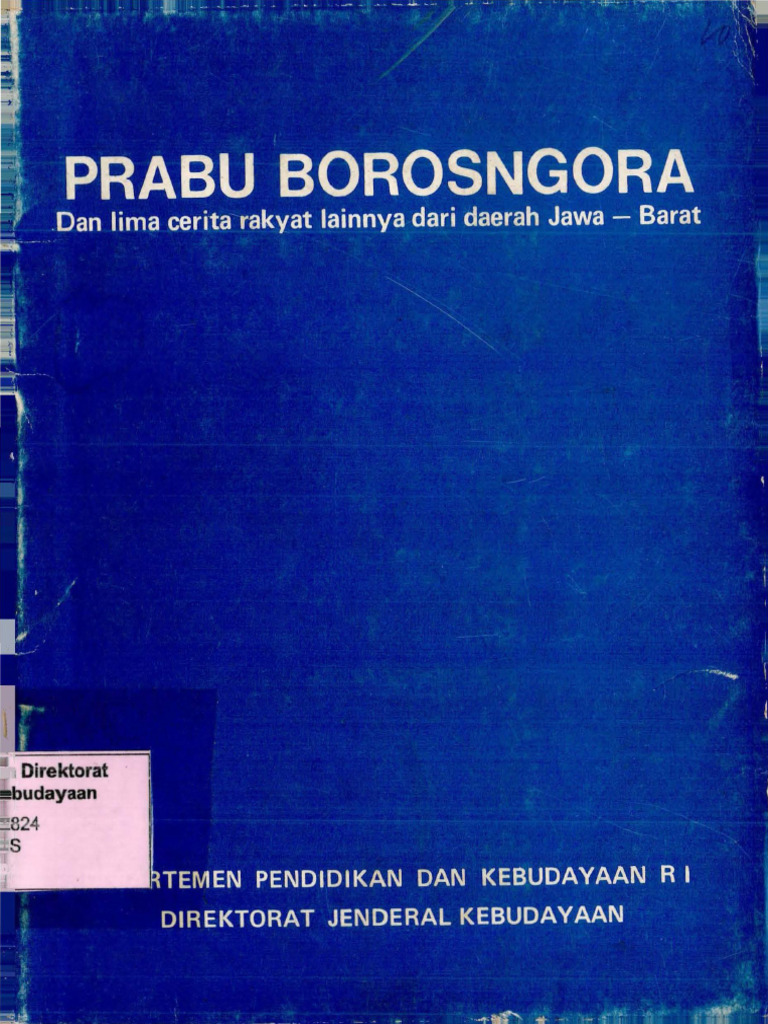 Prabu Borosngora Dan Lima Cerita Rakyat Lainnya Di Jawa Barat | PDF