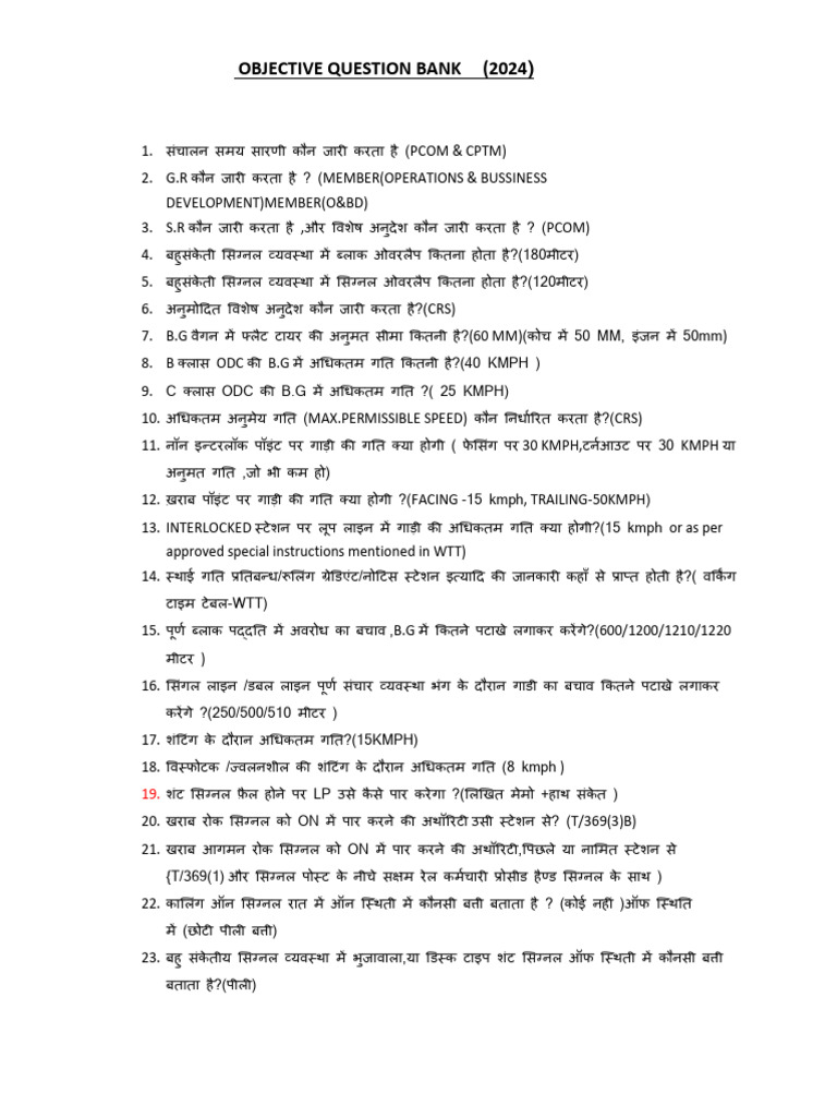G&SR Question Bank | PDF