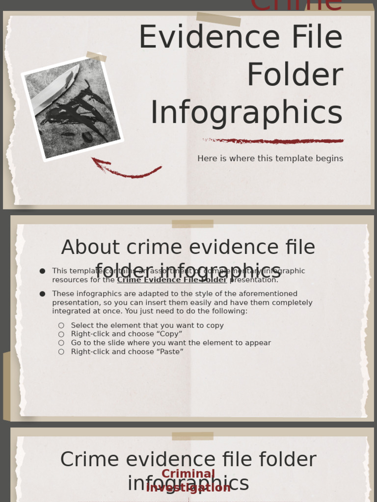 Crime Evidence Infographic Template | PDF | Planets | Solar System