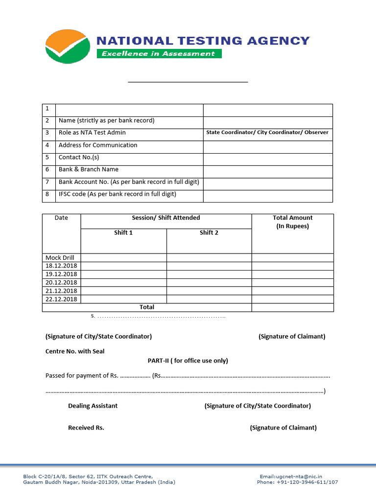 BLANK Nta Remuneration Bill | PDF